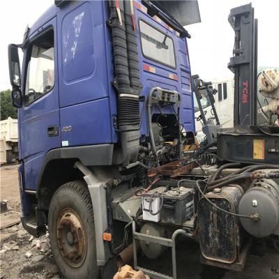 China VOLVO trailer head Used manual transmission driving Steel Material and Truck Trailer Use sidelifter Tractor head for sale