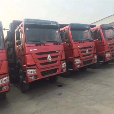 China Used Chinese Sinotruk Howo 3 axles 6x4 used U-Shaped Dump Truck/Midele lifting for sale in Africa for sale