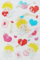 China Interesting Valentine Kawaii 3d Stickers , Love Heart Stickers For Promotional for sale