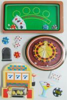 China DIY Card Shaker Vintage Toy Stickers Layered 3D With Accessories 2.0 Mm Thick for sale