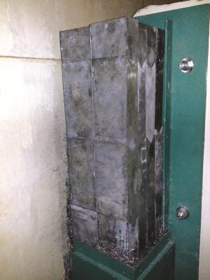 China Industrial NDT Lead Shielding Bricks 100 mm Radiology Accessories Support for sale