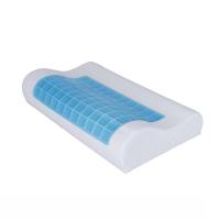 China Relax Reversible Cooling 7cm Gel Memory Foam Pillow for sale