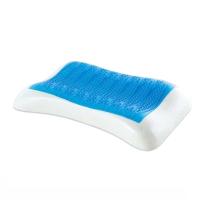 China Relax Reversible Cooling 7cm Gel Memory Foam Pillow for sale