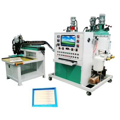 China Air Filter Rod Making 0.6MPa PU Gasket Dispensing Machine for sale