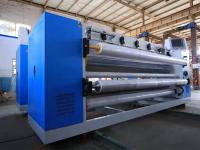 China Nonwoven PU Artificial Leather Substrate Coating Production Line Polyurethane Casting Machine for sale