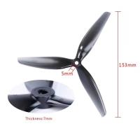 China Hqprop 7x4x3 7040 7045 3 Blade RC Racing Drone Propellers 7 Inch DIY FPV Drone Kit for sale