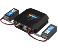 China Dual AC/DC 600W 20A Per Channel Smart Balance Charger 1-8S LiPo UAV Battery Charger for sale