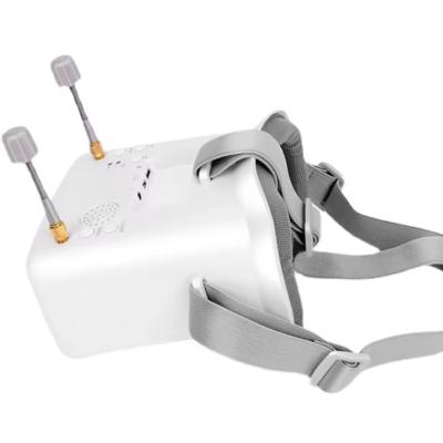 China 4.3 Inch Plastic FPV Drone Goggles 5.8g Analog Transmission Head Mounted Glasses for sale