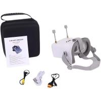 China 4.3 Inch Plastic FPV Drone Goggles 5.8g Analog Transmission Head Mounted Glasses for sale