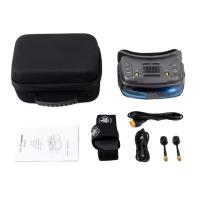 China 3.5 Inch Ips Screen FPV Drone Goggles 5.8g Analog With Dvr 40ch 1024 * 600px Resolution for sale