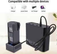 China Travel FPV Battery Charger Fast Charging Portable Power Station 3 Port USB Foldable Plug for sale