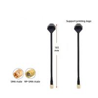 China 5.8GHz Drone RX RHCP FPV Antenna 5dBi SMA Male 5500-6000MHz 165mm for sale