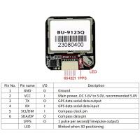 China Flight Control Drone UAV GNSS GPS Module UBX‑M9140‑KB 1‑25Hz Compass for sale