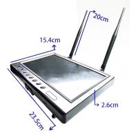 China 9 Inch 5.8g FPV Drone Monitors 20hz - 20khz Stereo Dual Receiver Quadcopter Monitor for sale