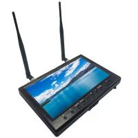China 9 Inch 5.8g FPV Drone Monitors 20hz - 20khz Stereo Dual Receiver Quadcopter Monitor for sale