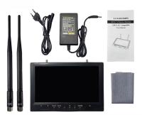 China 9 Inch 5.8g FPV Drone Monitors 20hz - 20khz Stereo Dual Receiver Quadcopter Monitor for sale
