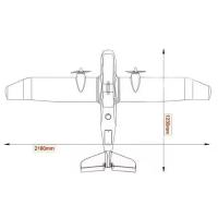 China Black Shark Fixed Wing Drones 2160mm Wingspan EPO Hand Launch Airplane for sale