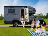 China Changan Fengjing Voyager Interstellar RV Hybrid Hunter Pickup Sunroof None Touch Screen Yes for sale