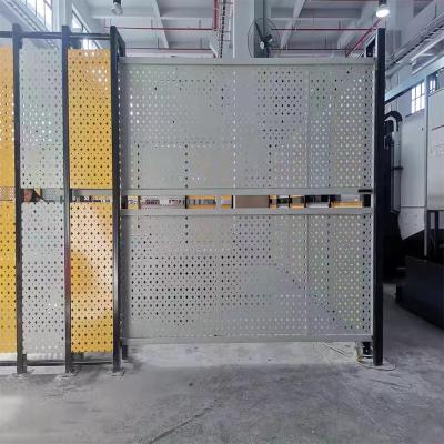 China Steel Q235 Galvanized Warehouse Cage Fencing With Diamond Hole Shape for sale
