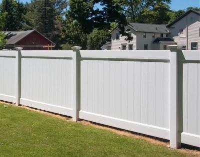 China 6 Feet * 8 Feet Width Pvc Privacy Fence Outdoor Security Fence for sale