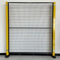 China customized Industrial Robot Machine Guarding Fence Panels Yellow Black Design for sale