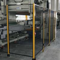 China Security Robot Machine Guarding Safety Fence Metal Steel Yellow Black for sale