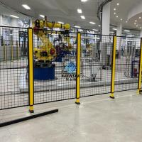 China Security Isolation Safety Fence Robot Protection Line Floor Mounted for sale