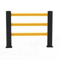 China RAL1003 RAL9005 Impact Flexible Barrier Safety Buffer for sale