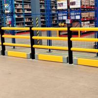 China Airport Storehouse Flexible Anti-collision Guardrail Flexible Plastic Pedestrian Barrier for sale