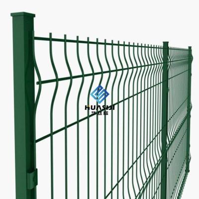 China Powder Coated Bending Fence Panels 1.8m/2m/2.5m Height Curved Fence Panel for sale