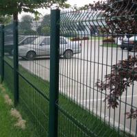 China Corrosion Resistance 3D Bending Fence Green / Black / White / Blue Color for sale
