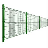 China Corrosion Resistance 3D Bending Fence Green / Black / White / Blue Color for sale
