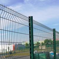 China Corrosion Resistance 3D Bending Fence Green / Black / White / Blue Color for sale
