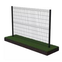 China Hot Dipped Galvanized 3d Curved Fence PVC Coated for Garden Farm Security for sale