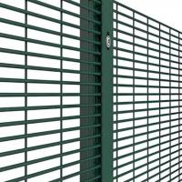 China Clear View Anti Climb 358 Security Fence Galvanized Wire Mesh for sale