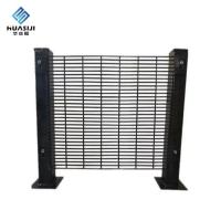 China 8 Feet High 358 Security Mesh Anti Climb Fence Clear View for sale
