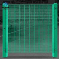 China 8 Feet High 358 Security Mesh Anti Climb Fence Clear View for sale