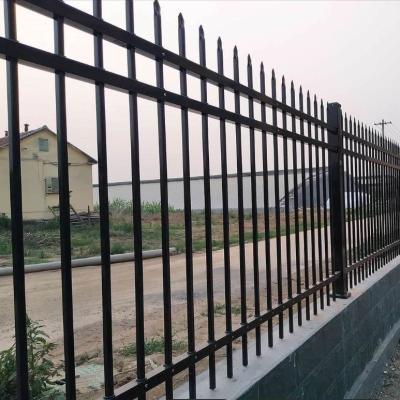China Galvanized Steel Wrought Iron Fence Panels Swimming Pool Garden Protection for sale
