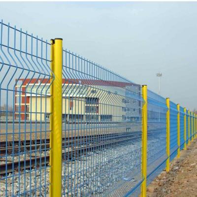 China Garden Metal 3D Bending Fence Panels Welded Wire Mesh Square Hole for sale