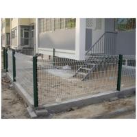China Black Iron 3D Wire Mesh Fence Folded Wire European Pole Hot Dip Galvanized for sale