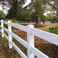 China 2 3 4 Rail Vinyl Horse Fence Corrosion Resistance Pvc Horse Fence for sale
