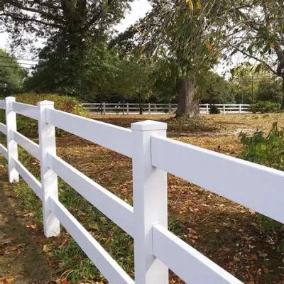 China 2 3 4 Rail Vinyl Horse Fence Corrosion Resistance Pvc Horse Fence for sale