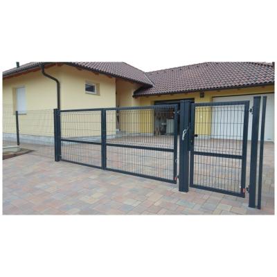 China Black Metal 3D Bending Fence Welded Wire Mesh Fence Protection Fence for sale