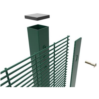 China Hot Dip Galvanized Security Fencing Anti Climb 358 12.7*76.2mm for sale
