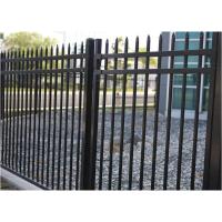 China Point Welding Or Full Welding Aluminium Picket Fence Panels Wrought Iron Garden Fence for sale