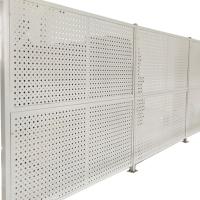 China PVC Coated Galvanized Warehouse Fence Temporary Isolation for sale