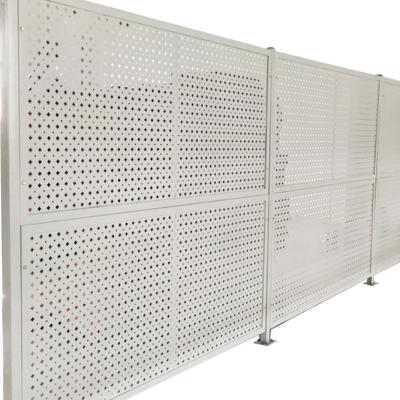 China PVC Coated Galvanized Warehouse Fence Temporary Isolation for sale
