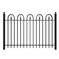 China 2.0m X 2.5m Decorative Wrought Iron Fence Panels Pool Aluminum Fence for sale