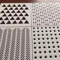 China Round Diamond Hole Perforated Metal Punch Plate Stainless Steel Aluminum Punch Plate for sale