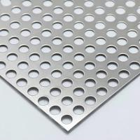 China Anti Corrosion Metal Punch Plate Steel 4mm Thickness Round Hole for sale